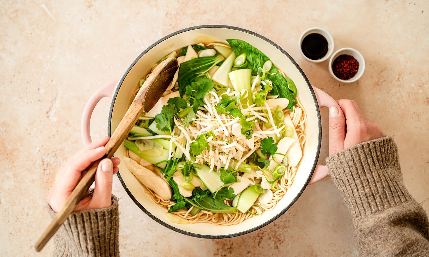 Asian chicken noodle soup - Farmison & Co