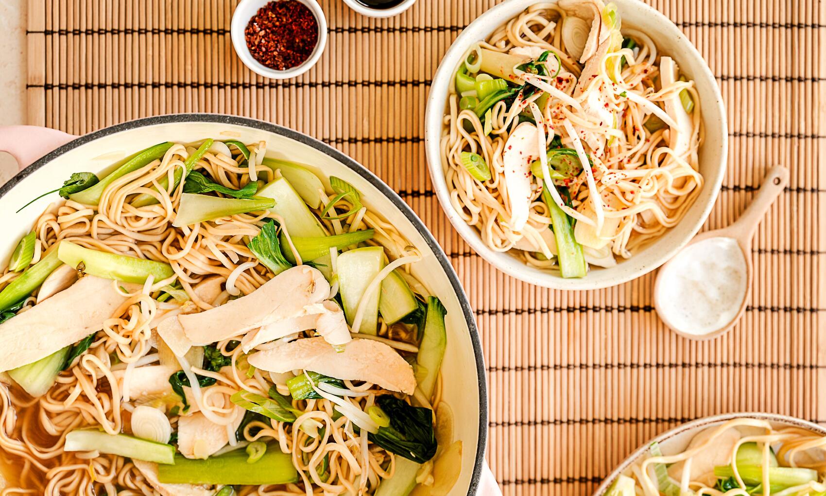 Asian chicken noodle soup - Farmison & Co