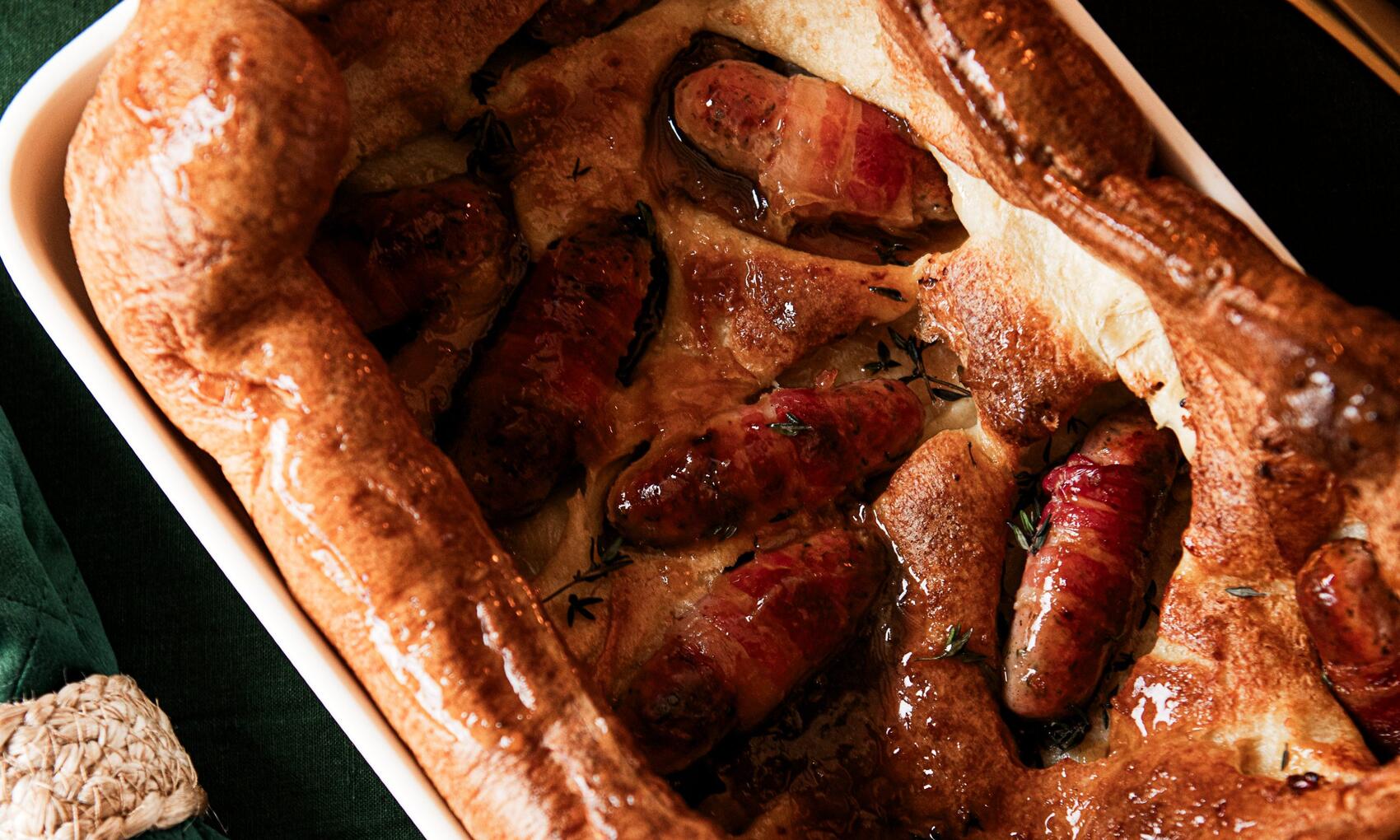 Piggy Pudding - Pigs In Blankets Toad in the hole - Farmison & Co