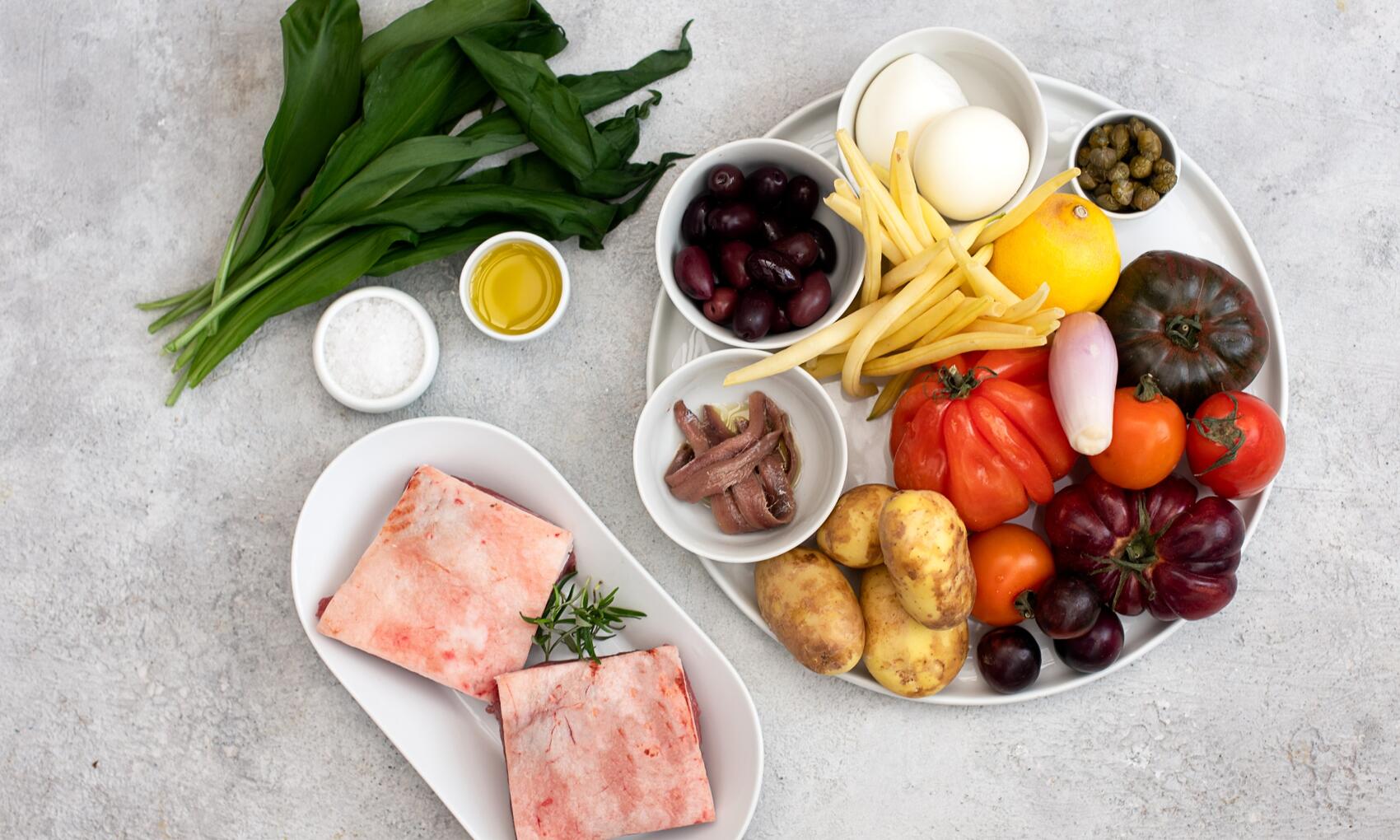 How To Cook Rump Of Lamb 'Jersey Royal Nicoise' - Farmison & Co