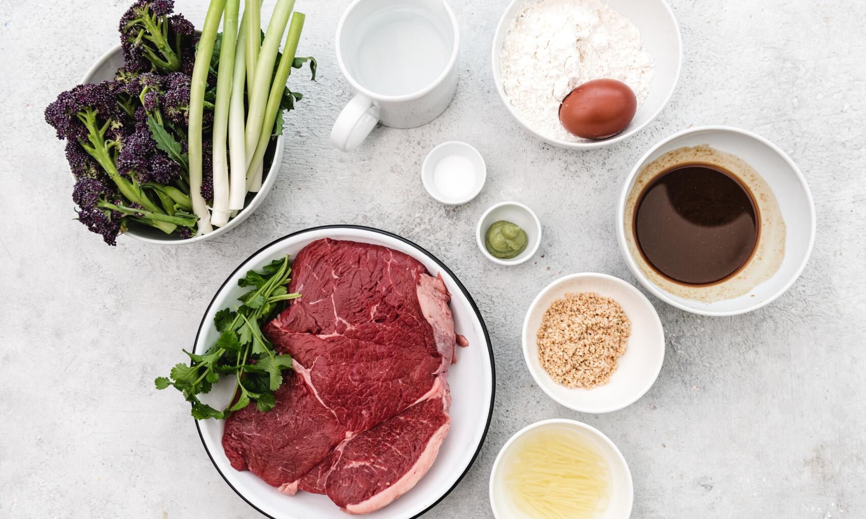 Succulent And Tender Dry Aged Cross Cut Rump Steak With Crispy Tempura ...