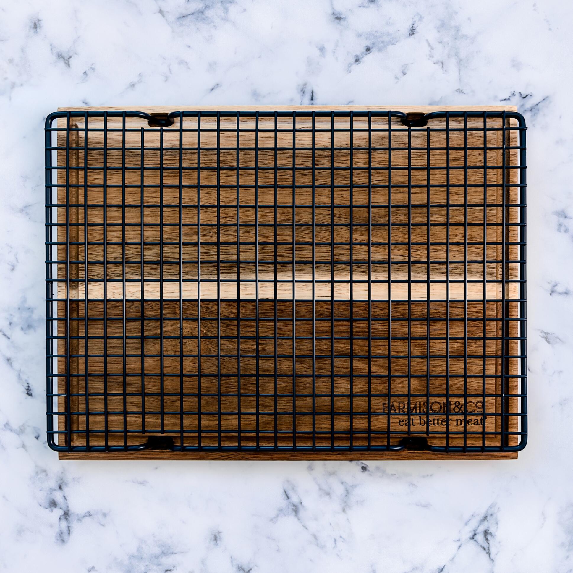 Buy Acacia Steak Resting Board Online | Artisan Cookware - Farmison & Co