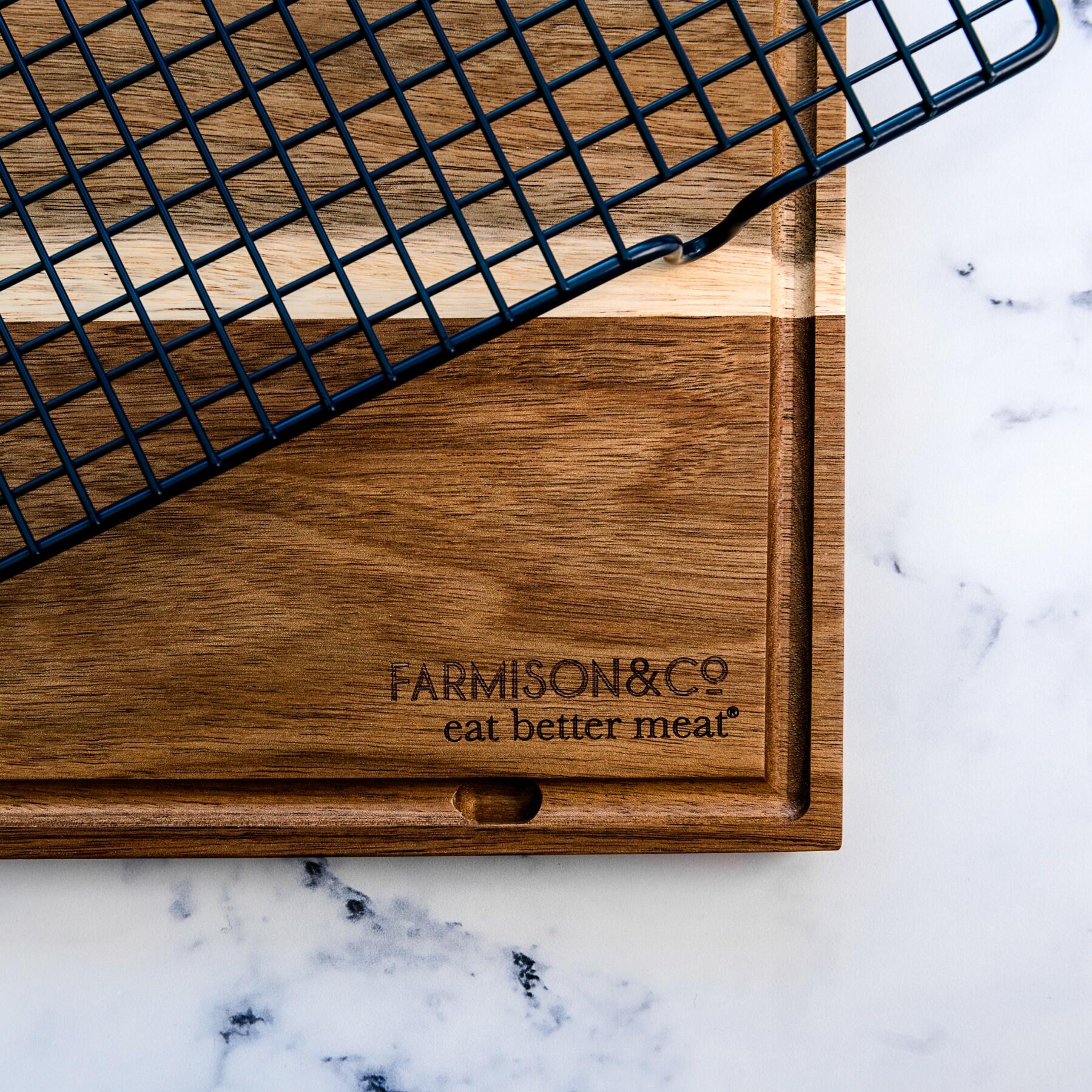Buy Acacia Steak Resting Board Online | Artisan Cookware - Farmison & Co