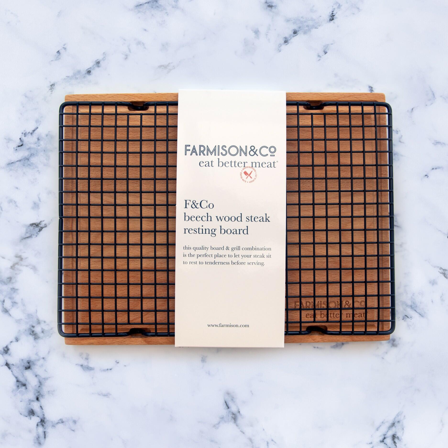 Buy Beech Wood Steak Resting Board Online | Artisan Cookware - Farmison ...