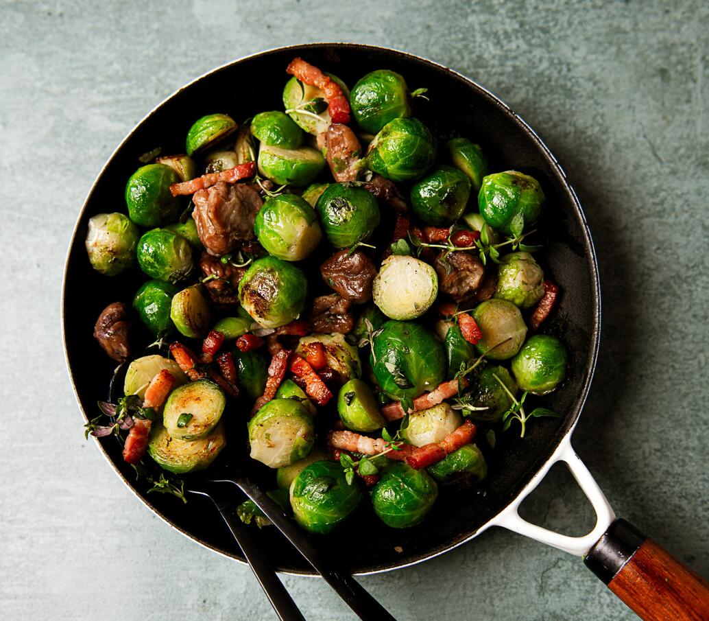 The Best Brussel Sprouts Recipe With Crispy Pancetta & Chestnut ...