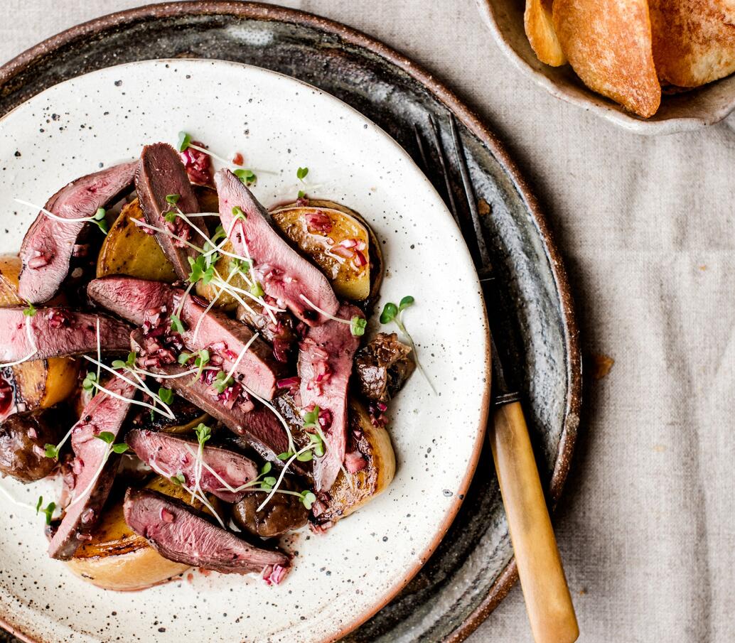 How To Cook Wood Pigeon with Golden Beets, Chestnut and Cranberry ...