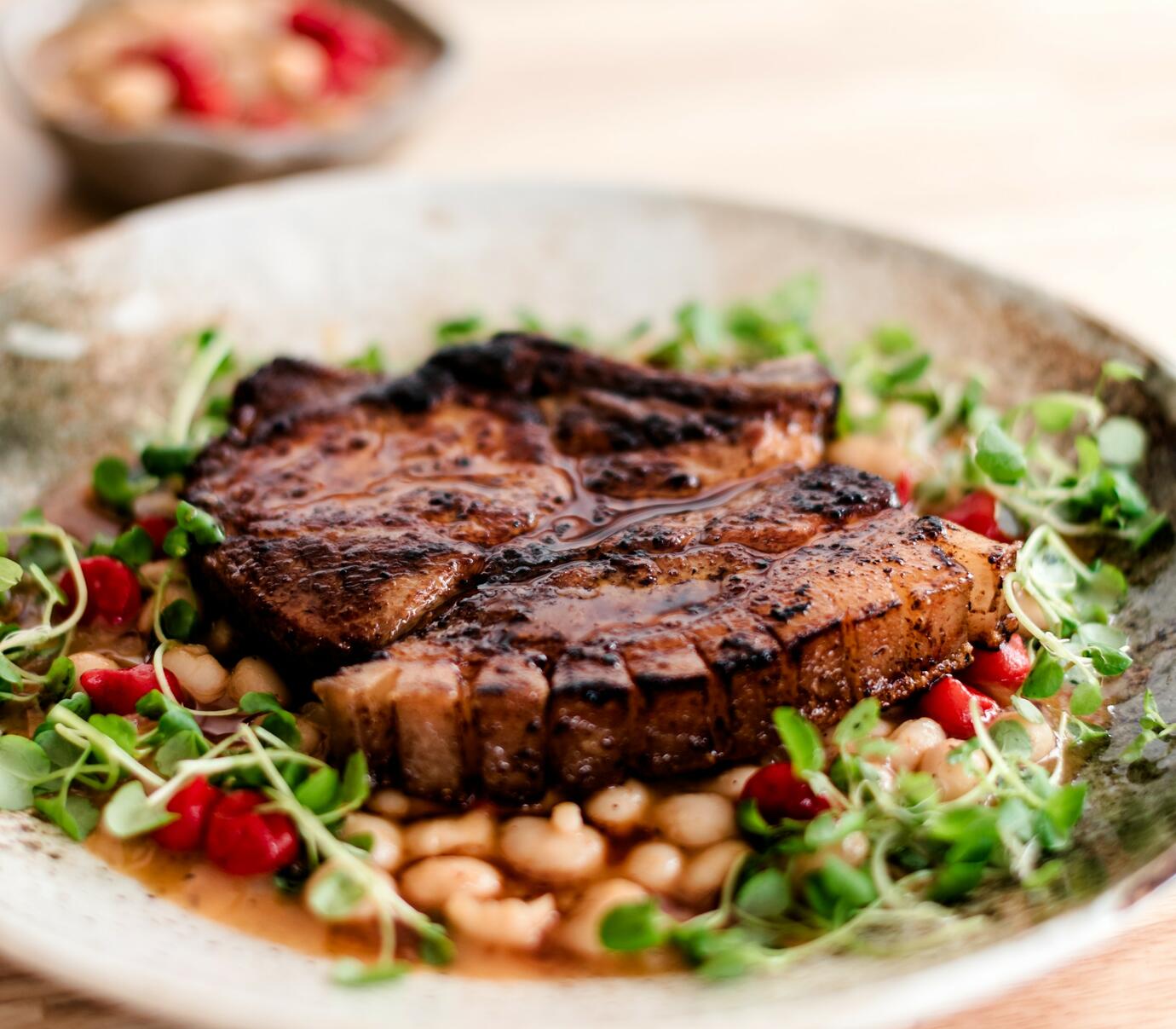 How To Cook Pork Chops, Chilli Butter & White Beans - Farmison & Co