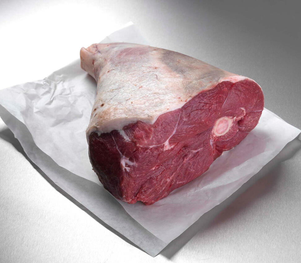 J Baker's Venison Style Mutton Leg Recipe Online. Whole Leg of Mutton ...