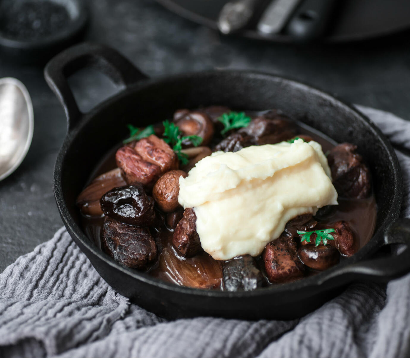 Learn the best way to cook Venison Haunch Bourguignon with our simple ...