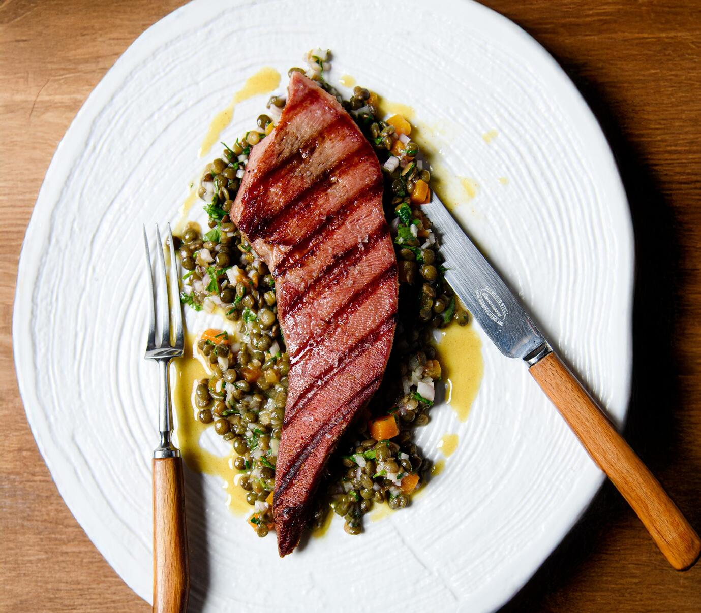 How to cook Ox Tongue with Lentil Vinaigrette - Farmison & Co