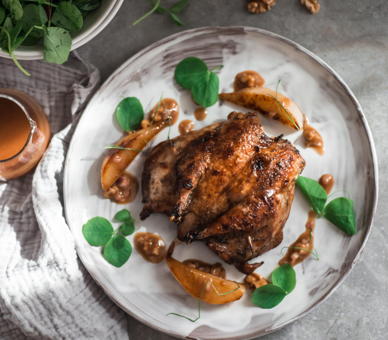 Learn the best way to cook Spatchcock Partridge Salad with our simple ...