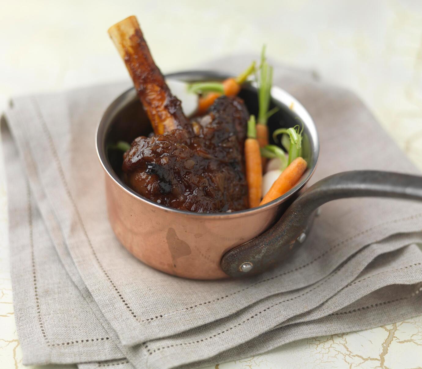 Aromatic Spring Lamb Hotpot, with Lamb Shanks and Seasonal Vegetables ...